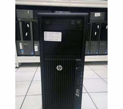 Игровой HP Z420 8 потоков-16Gb-RX 6500XT