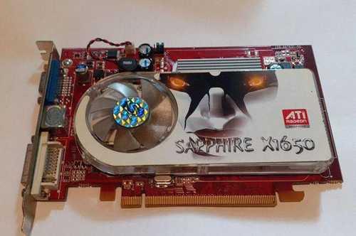 Видеокарта ati radeon sapphire x1650 256m