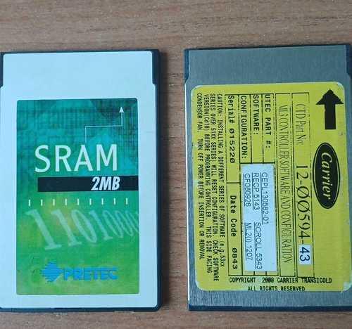 Карты памяти pcmcia sram