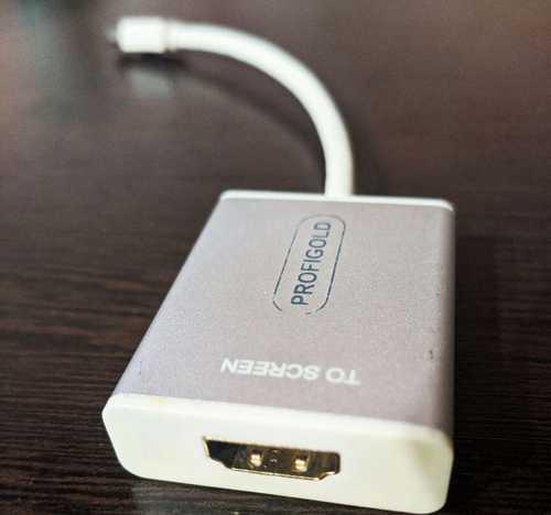 Переходник Thunderbolt mini DP на Hdmi