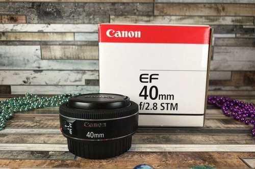 Объектив Canon EF 40mm f/2.8 STM (A91)