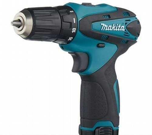 Дрель-шуруповерт аккумуляторная Makita df330dwe 24