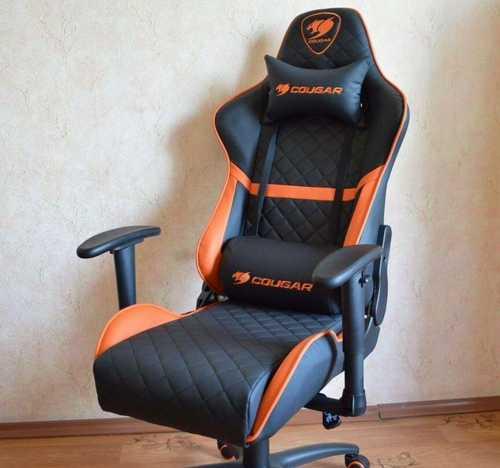 Кресло игровое Cougar Armor S оранжевый