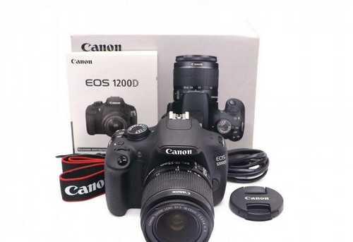 Canon EOS 1200D kit в упаковке (пробег 3260 кадров