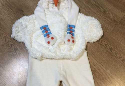 Новогодний костюм Снеговичок