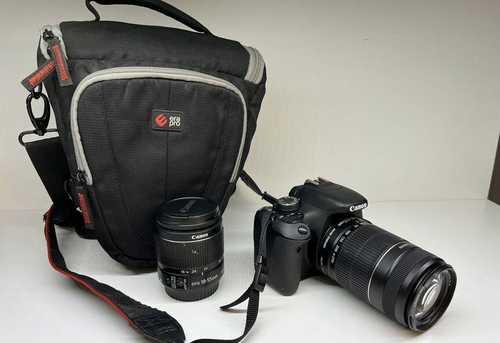 Зеркальный фотоаппарат Canon Eos 600D + объектив