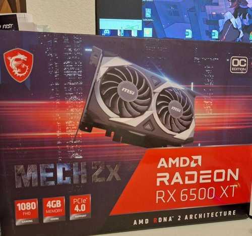 Видеокарта AMD Radeon rx 6500 xt msi