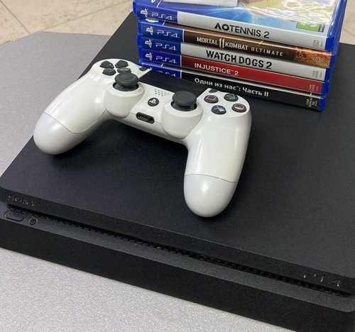 Sony playstation 4 slim с играми