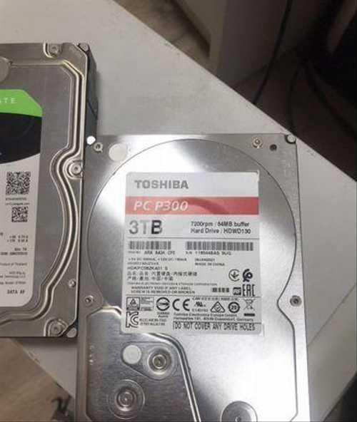 Жесткие диски Hdd 3tb почти новые