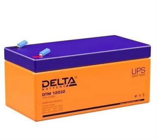 Аккумулятор свинцово-кислотный 12V 3,2Ah Delta DT