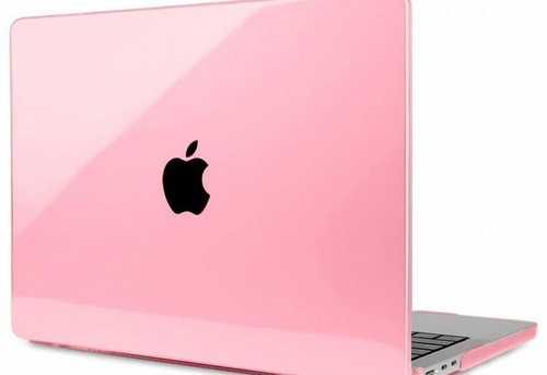 Чехол глянцевый для MacBook Air 13 (2022) розовый