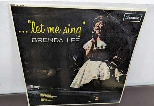 Brenda Lee ".let me sing" 1963 винил оригинал UK