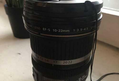 Объектив Canon EF-S 10-22mm 3.5-4.5