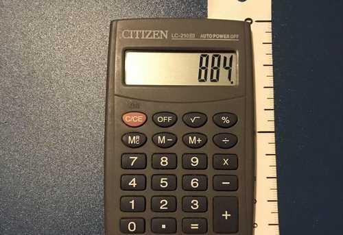 Citizen непрограммируемый калькулятор