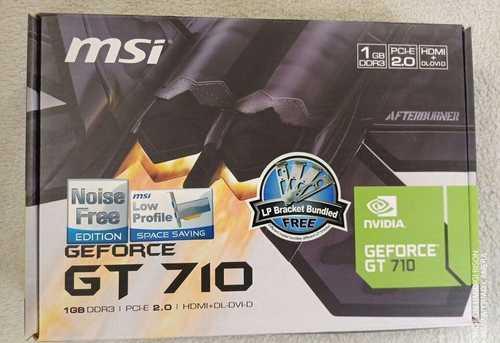 Видеокарта MSI GeForce GT710 1Gb DDR3
