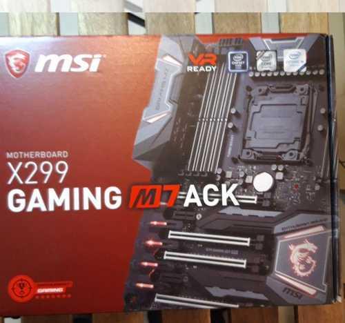 Материнская плата Msi LGA2066 X299 gaming M7 ACK