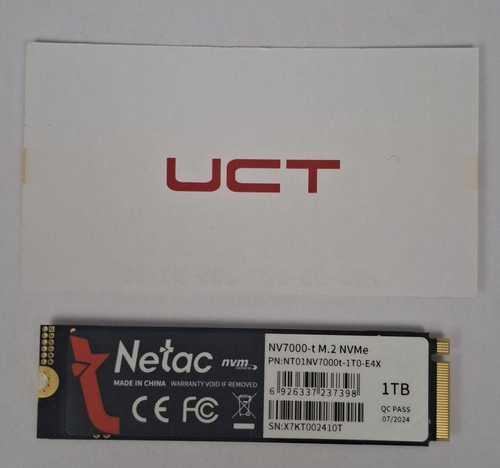 Накопитель SSD M.2 netac NV7000 1Тб #1