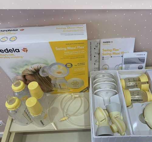 Молокоотсос medela электрический swing maxi flex