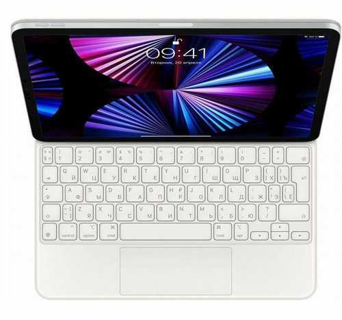 Keyboard iPad Pro 12.9 M2 magic White