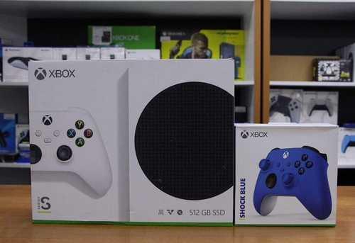 Приставка Xbox Series S + 2-й Геймпад "Blue"