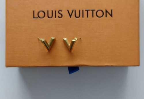 Серьги louis vuitton