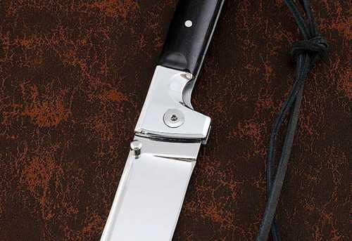 Нож складной Пчак большой сталь Х12мф накладки чер