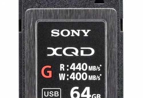Sony XQD 64GB 440R/400W (QD-G64F)
