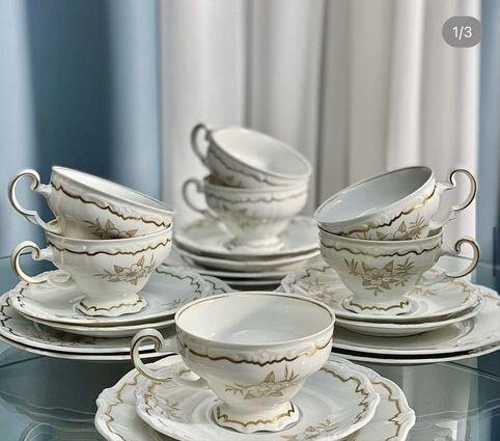 Набор столовой посуды чайные трио Weimar