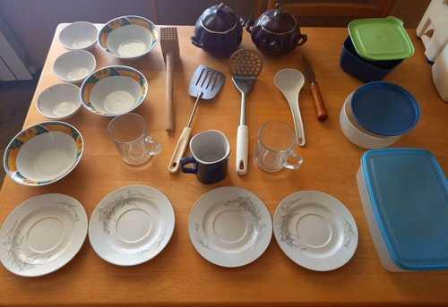 Набор посуды и кухонных принадлежностей