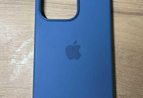 Чехол iPhone 13 Pro Silicone Case MagSafe Blue
