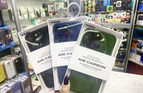 Чехол kzdoo Air Carbon на iPhone 14 Pro Max