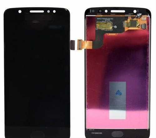 Дисплей для Motorola Moto E4+тачскрин (черный)