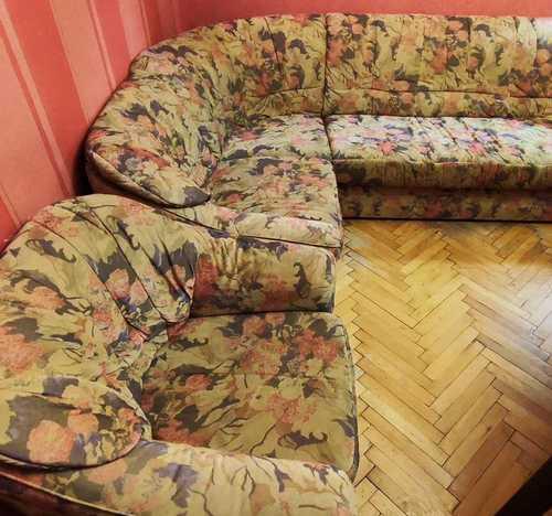 Раздвижной диван и кресло бу бесплатно