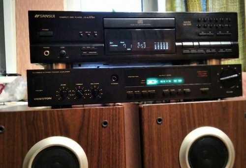 Cd Sansui alpha 317KR. Technics SL-P250