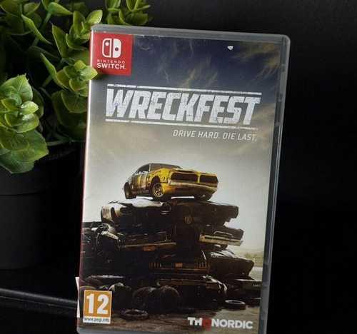 Nintendo switch игра Wreckfest