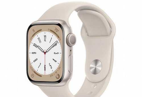 Apple Watch Series 8, 45мм. Starlight, Aluminium C