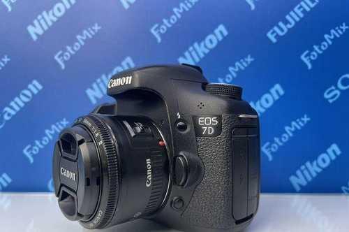 Canon EOS 7D kit 50mm f/1.8 (18600кадров)