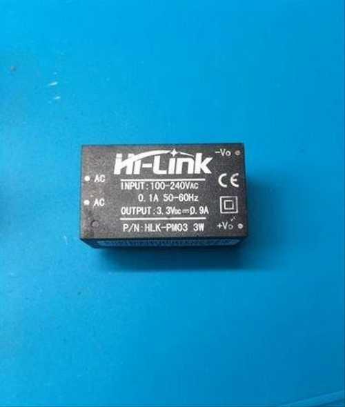 Преобразователь AC-DC HLK-PM03 3.3В 3Вт HI-link