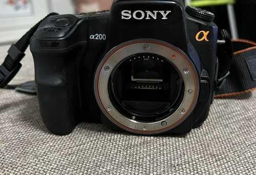 Зеркальный фотоаппарат sony dslr-A200