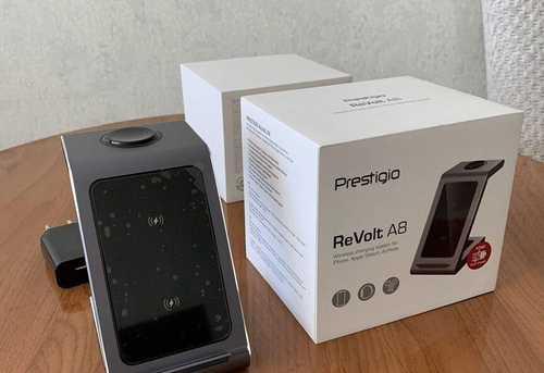 Беспроводная зарядка Prestigio ReVolt A8 Qi (3in1)