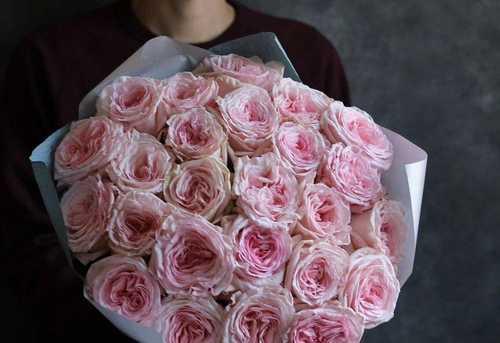 Ароматные розы, пионовидные розы, букет роз
