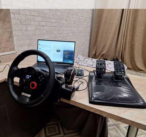 Logitech driving force gt 900 с ручкой LADA Vesta