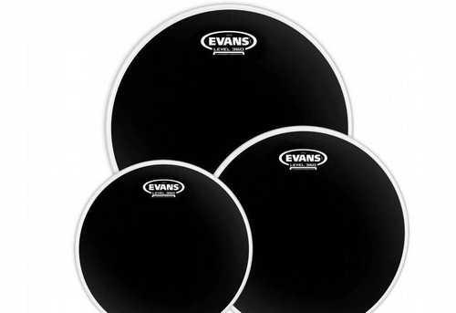 Комплект пластиков Evans 10/12/14" Onyx Fusion Чер