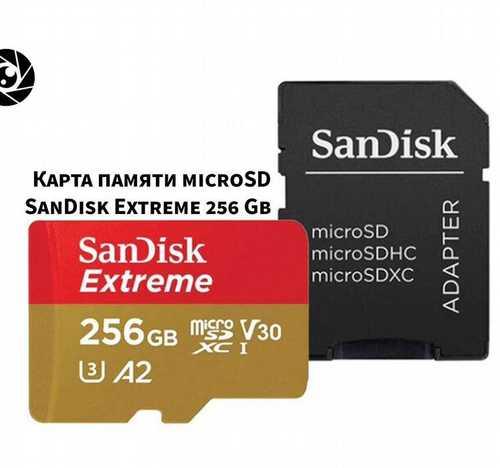 Карта памяти microSD SanDisk Extreme 256 Gb ориг