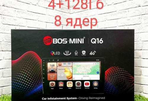 Магнитола 2 din Bos-mini Q16 4/128 Гб с Сим-картой