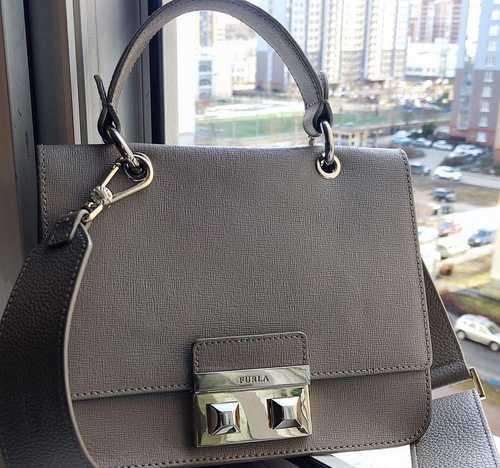 Сумка crossbody Furla оригинал, натуральная кожа