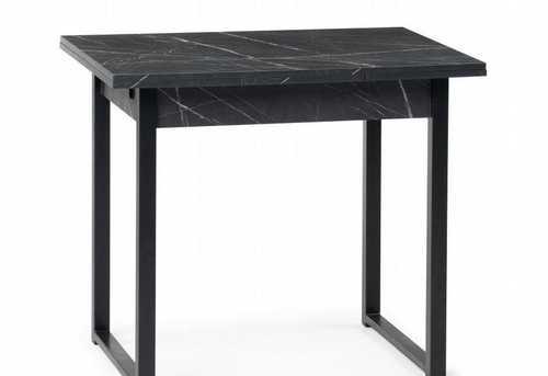 Обеденный стол Форли 90(150)х67 мрамор черный/черн