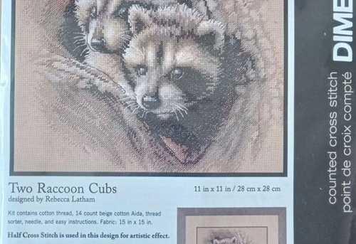 Dimensions Two Raccoon cubs 35253