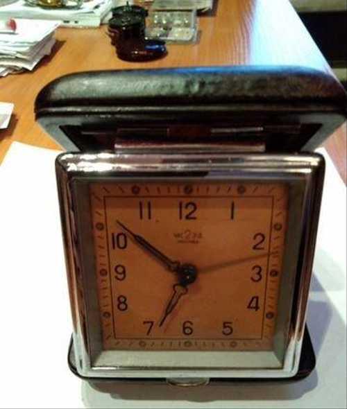 Часы будильник «Дорожные», ссср, 2-й часовой завод