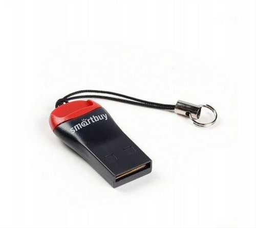 USB Картридер SmartBuy SBR-711-R micro SD Red